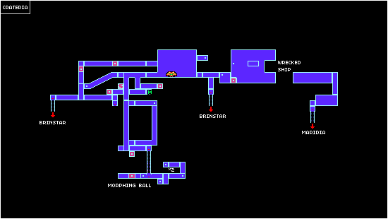 SUPER Metroid (クレテリア)アイテム一覧